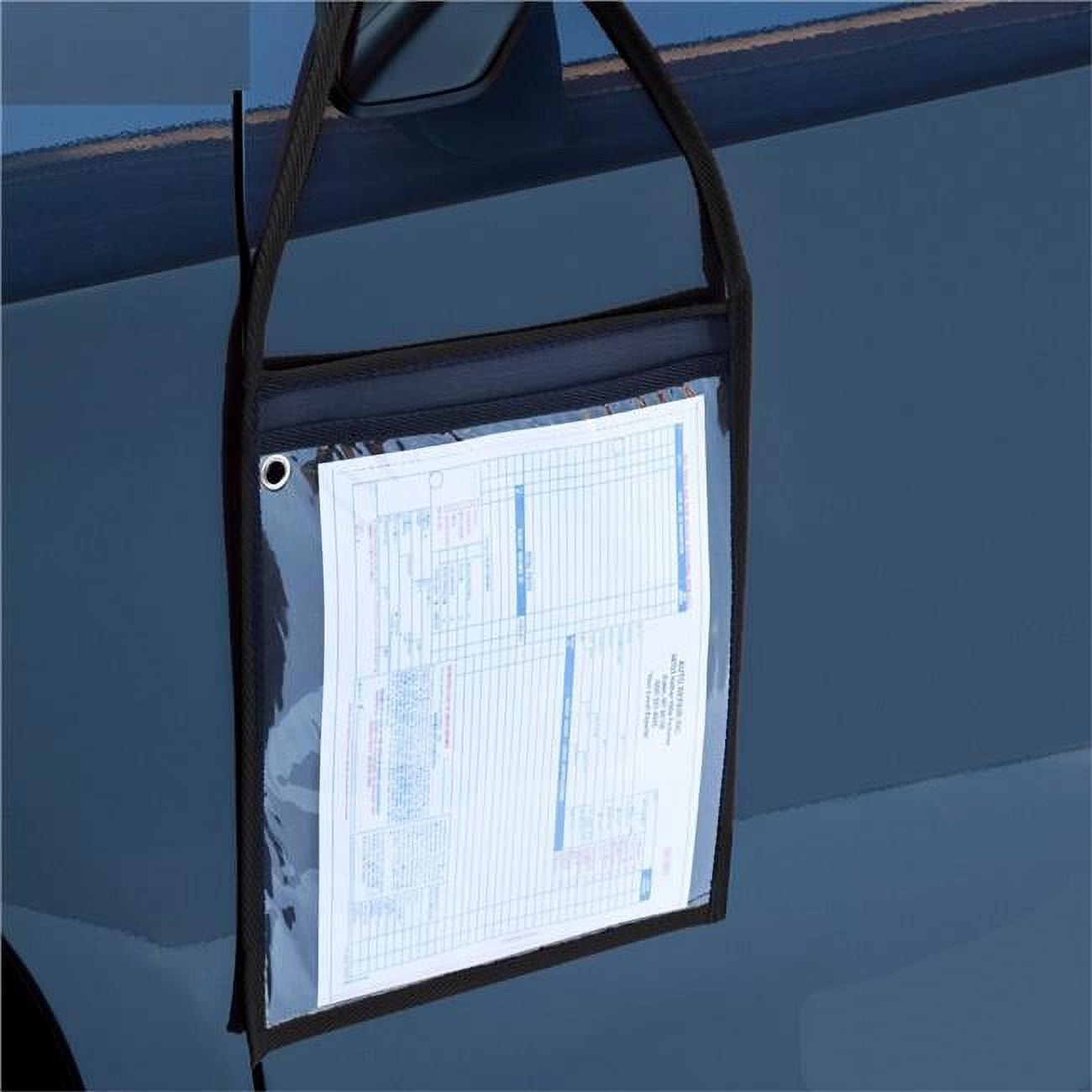 Petoskey Plastics Plastic Sleeves & Work Order Ticket Holders, Black ...