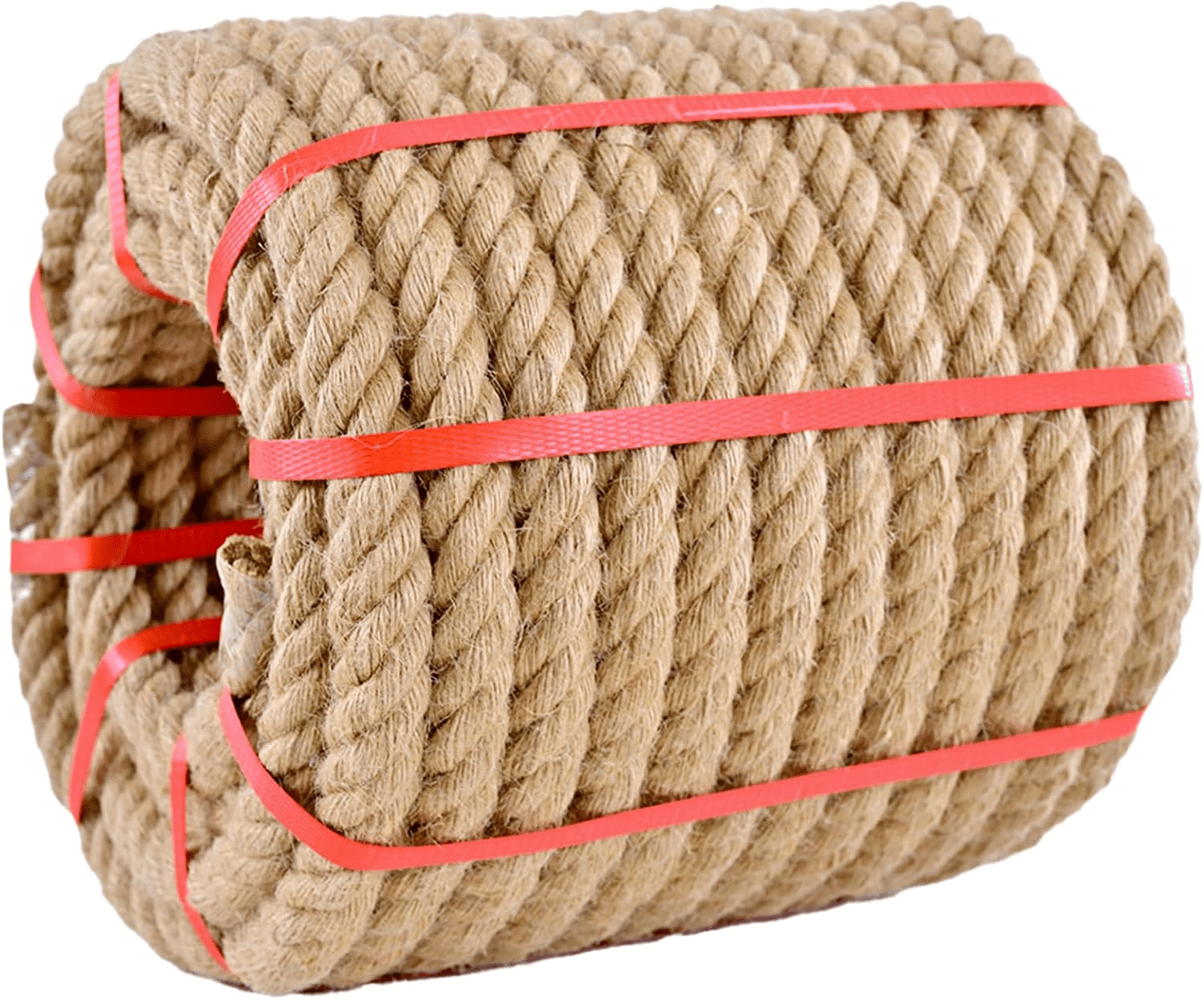 Petoto 1 in x 50 ft Thick Jute Rope, 4 Strand Twisted Manila Hemp Rope ...