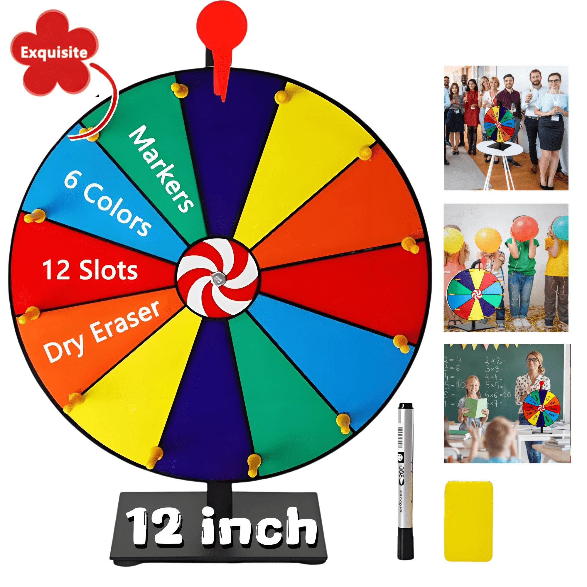 Spinning Wheel Prize Turntable Wheel Spinner Color Wheel Of🍳 Explore O ...