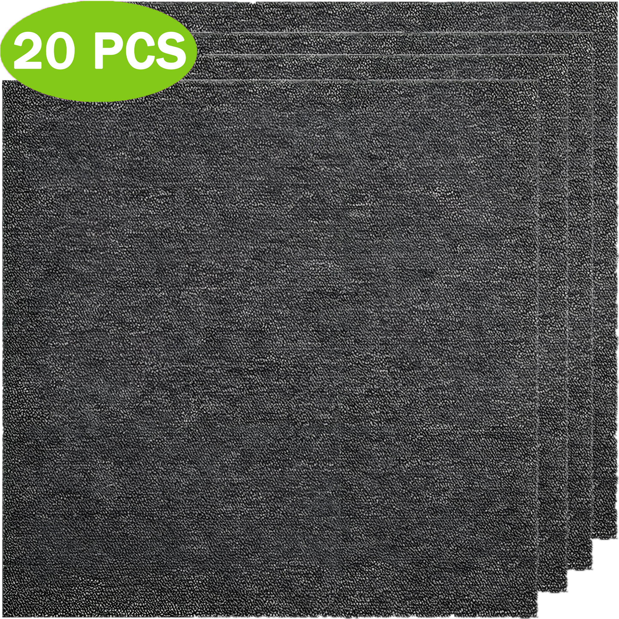 Petoto 20" x 20" Carpet Squares, 20 Pack Commercial Carpet Floor Tile ...