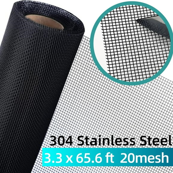 Aluminum Mesh Pre-Framed Window Screen -“ 16x30, Bronze, 5/16 ...