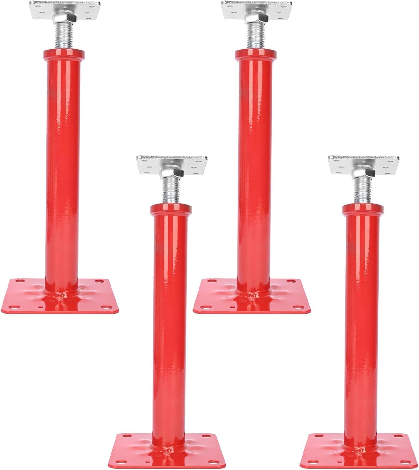 Petoto 4 PCS House Jacks for Leveling, Adjustable Basement Floor Jack ...