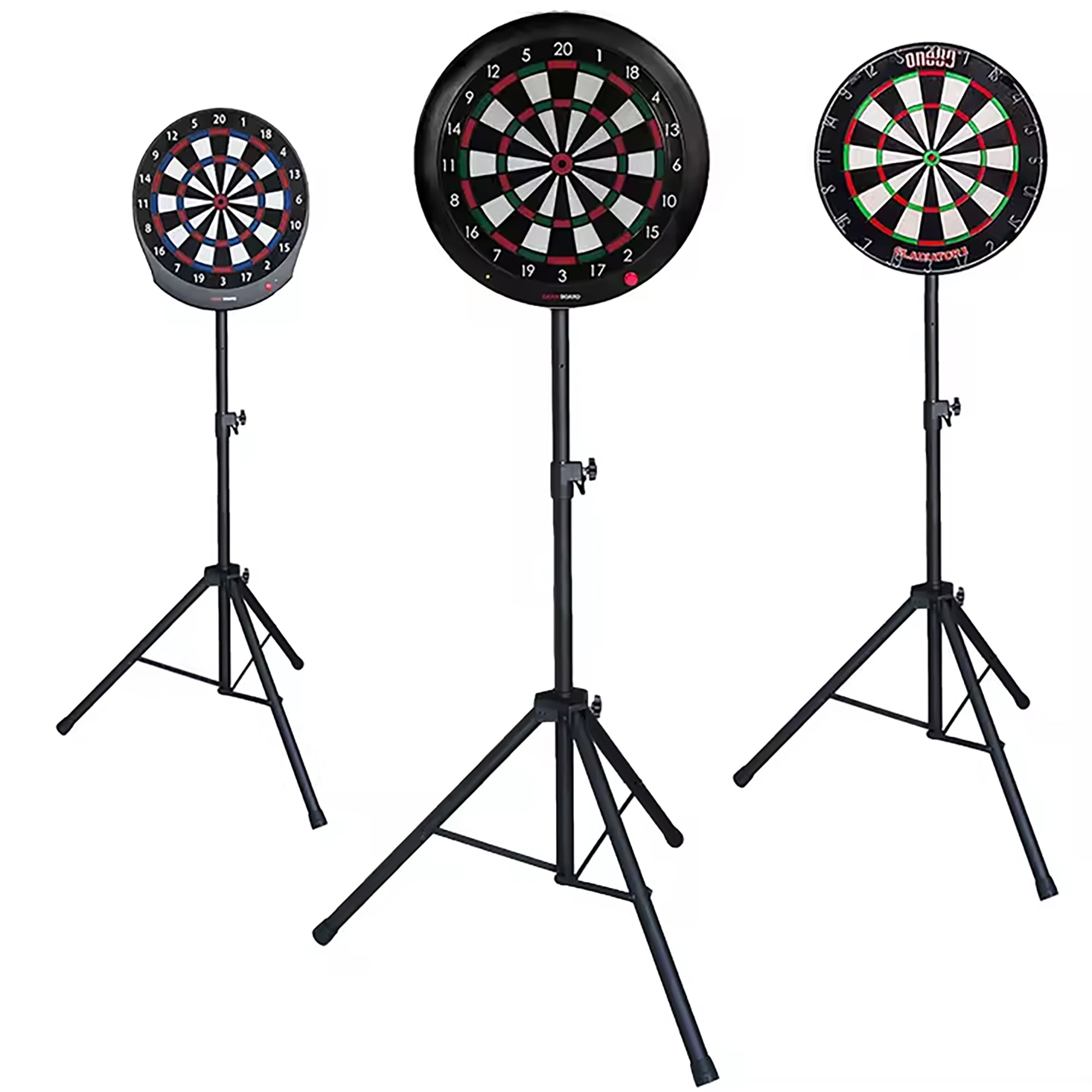 Petoto Dartboard Stand, Tripod Dartboard Portable Adjustable Height 48 ...