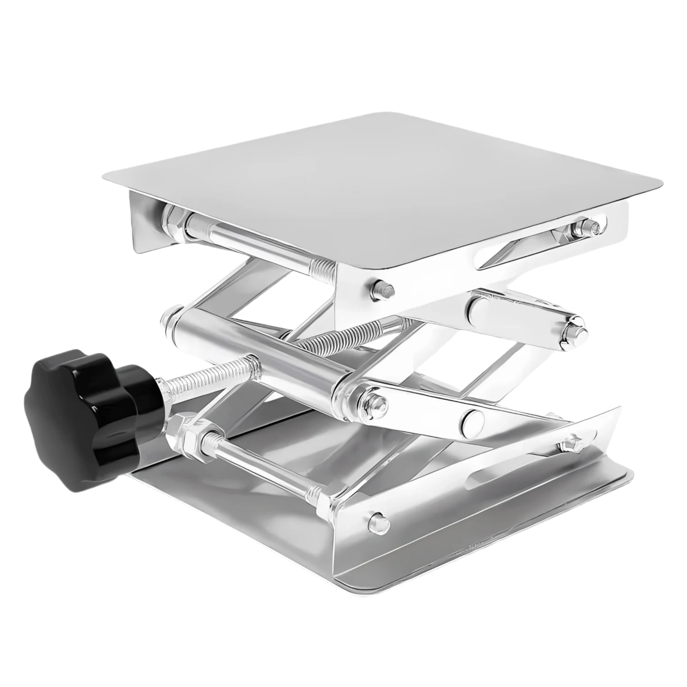 SKYSHALO Aluminum Laboratory Lift Stand, 8x8 Inch, Supports Up to 88lbs ...