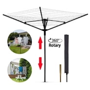 Gomok Umbrella Drying Rack, Rotary Outdoor Dryer Clothes Line 4 Arms ...