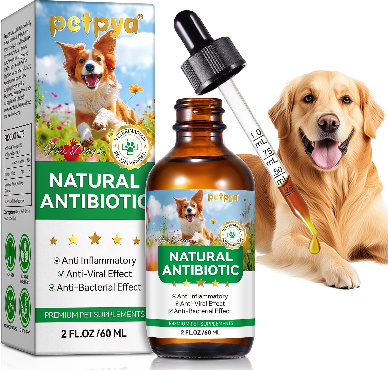 Petpya Natural Dogs Antibiotic,Supplies Antibiotics for Dogs,Sneezing ...
