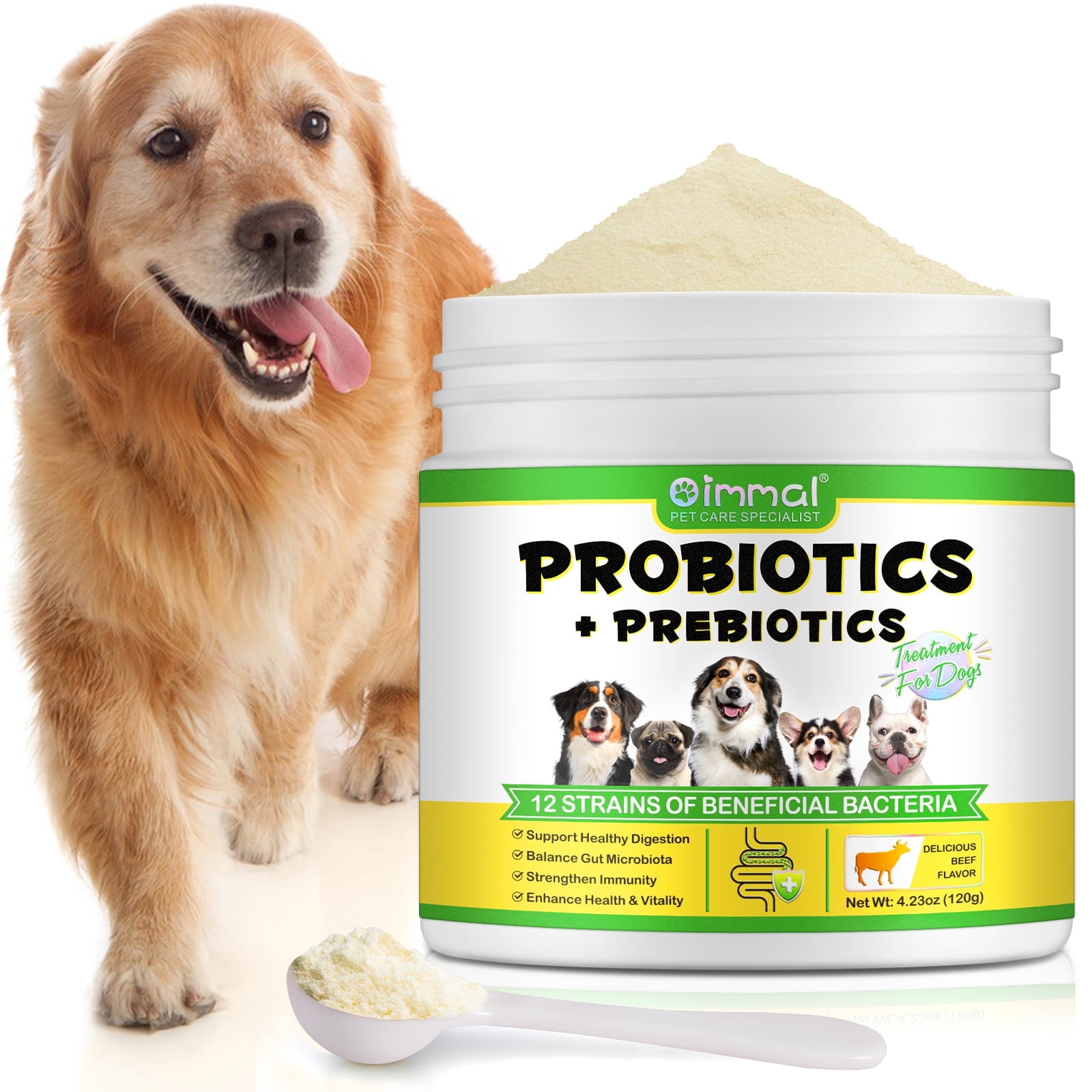Petpya Probiotics for Dogs Powder - Gut & Digestive Health - Allergy ...