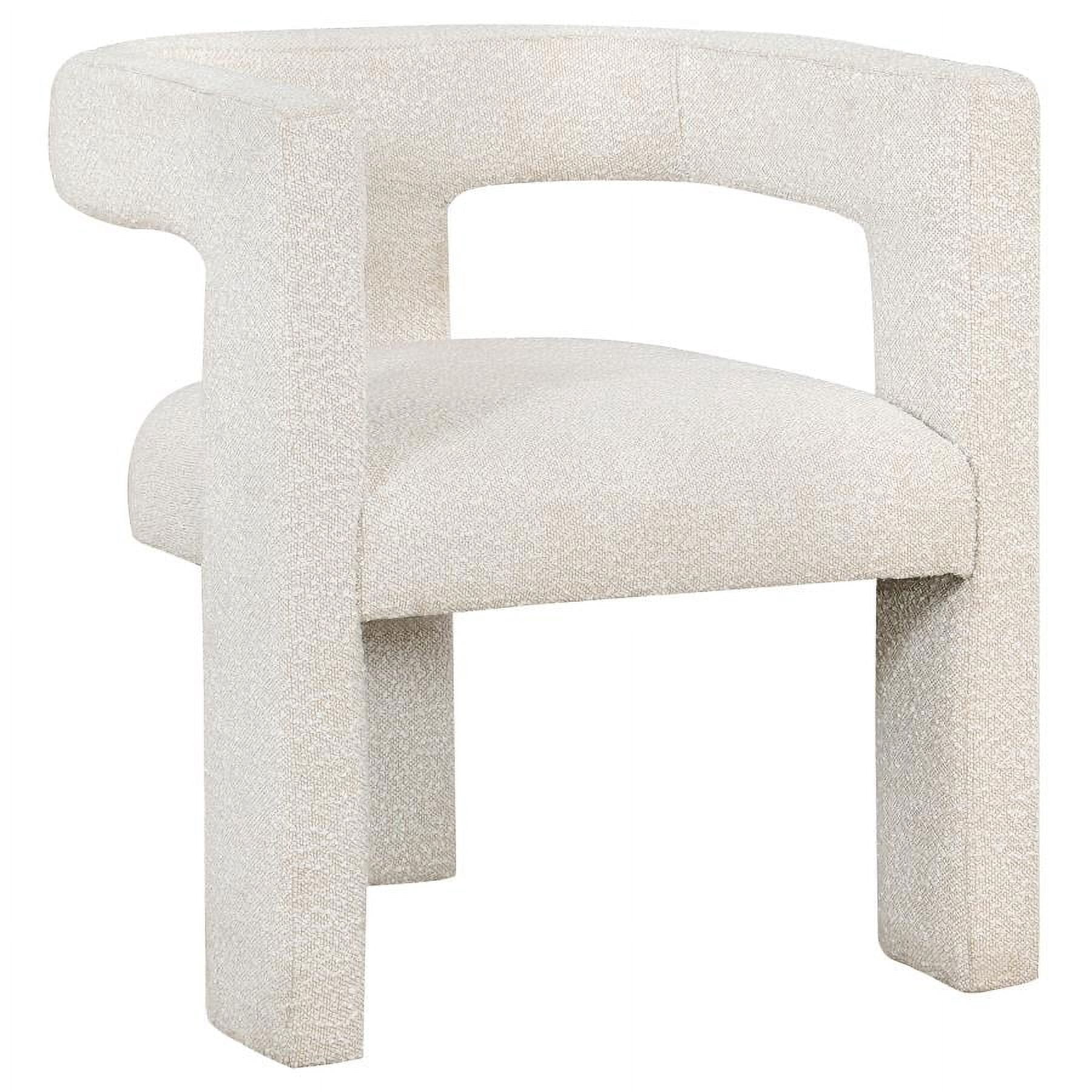 Petra Boucle Upholstered Accent Side Chair Black - Walmart.com
