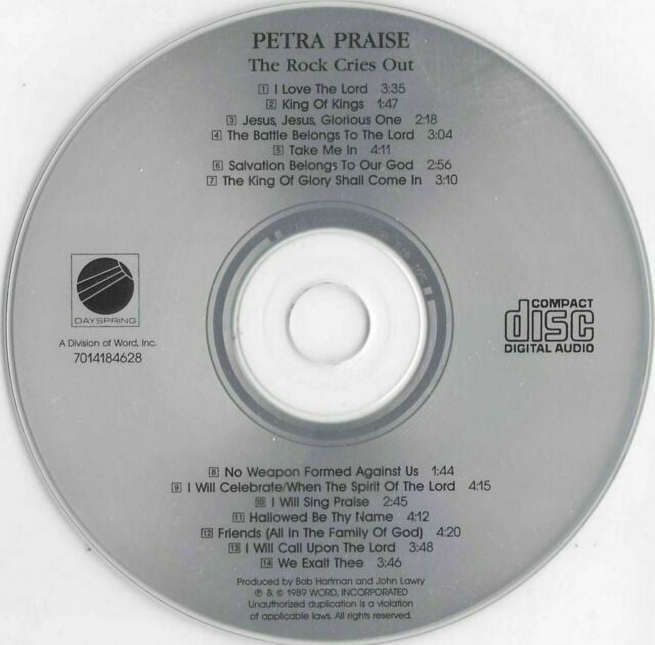 Pre-Owned Petra Praise: The Rock Cries Out by (CD, Apr-1992, Word ...