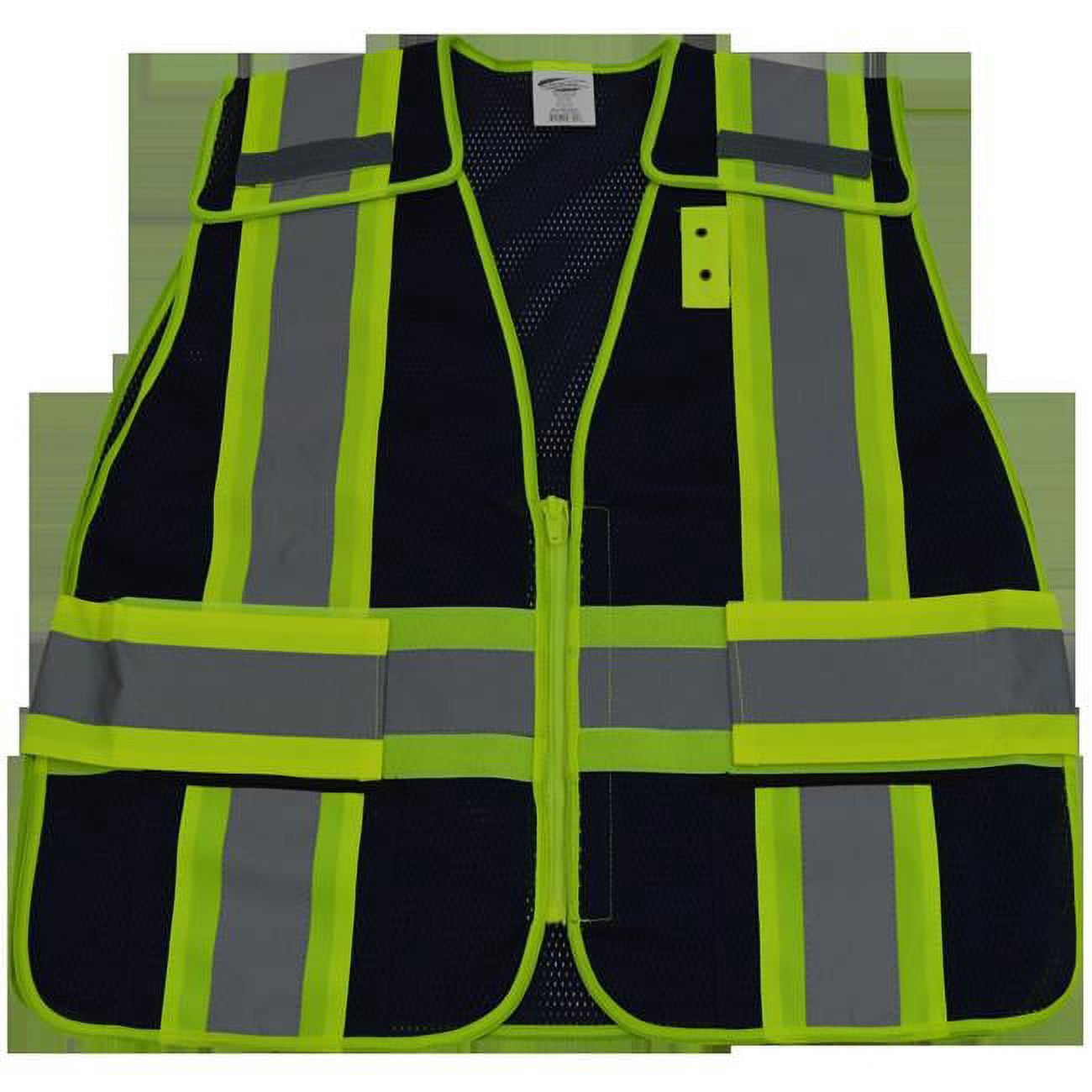Petra Roc 2 in. Navy Blue Mesh & Lime Green Contrast Expandable 5 Point ...