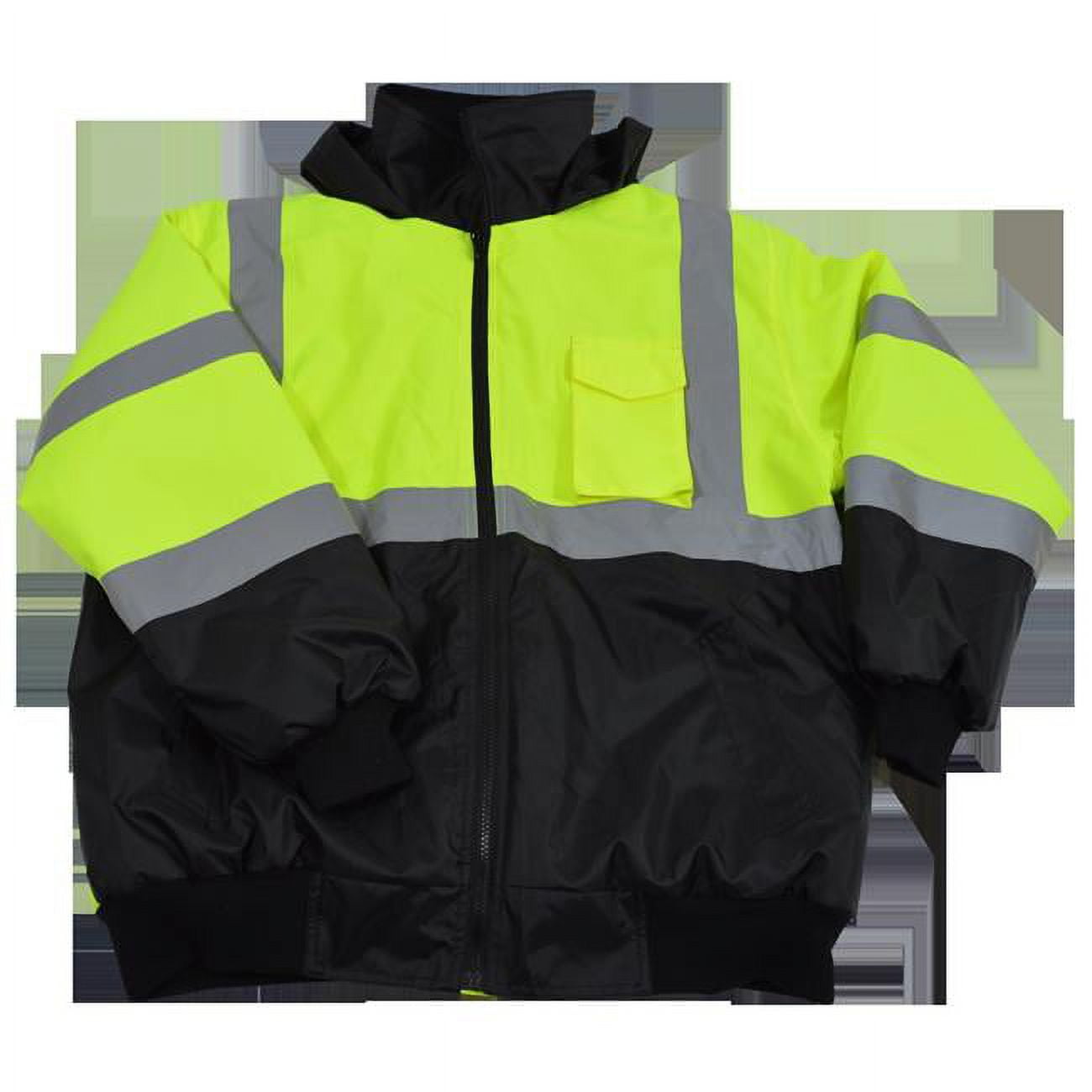 Petra Roc LQBBJ-C3-3X Lime & Black Waterproof Bomber Jacket Ansi Class ...