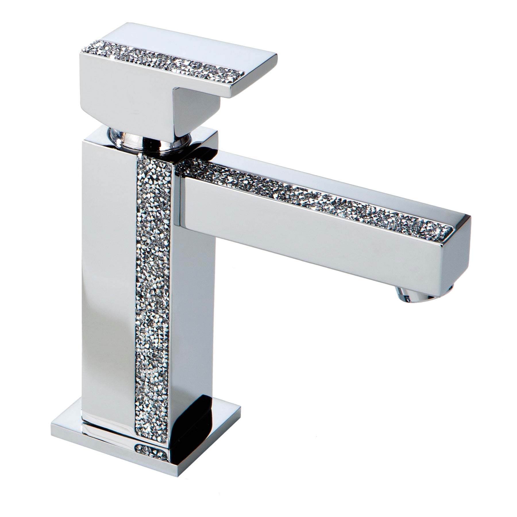 Petra Swarovski single handle bathroom sink faucet. Swarovski crystals ...