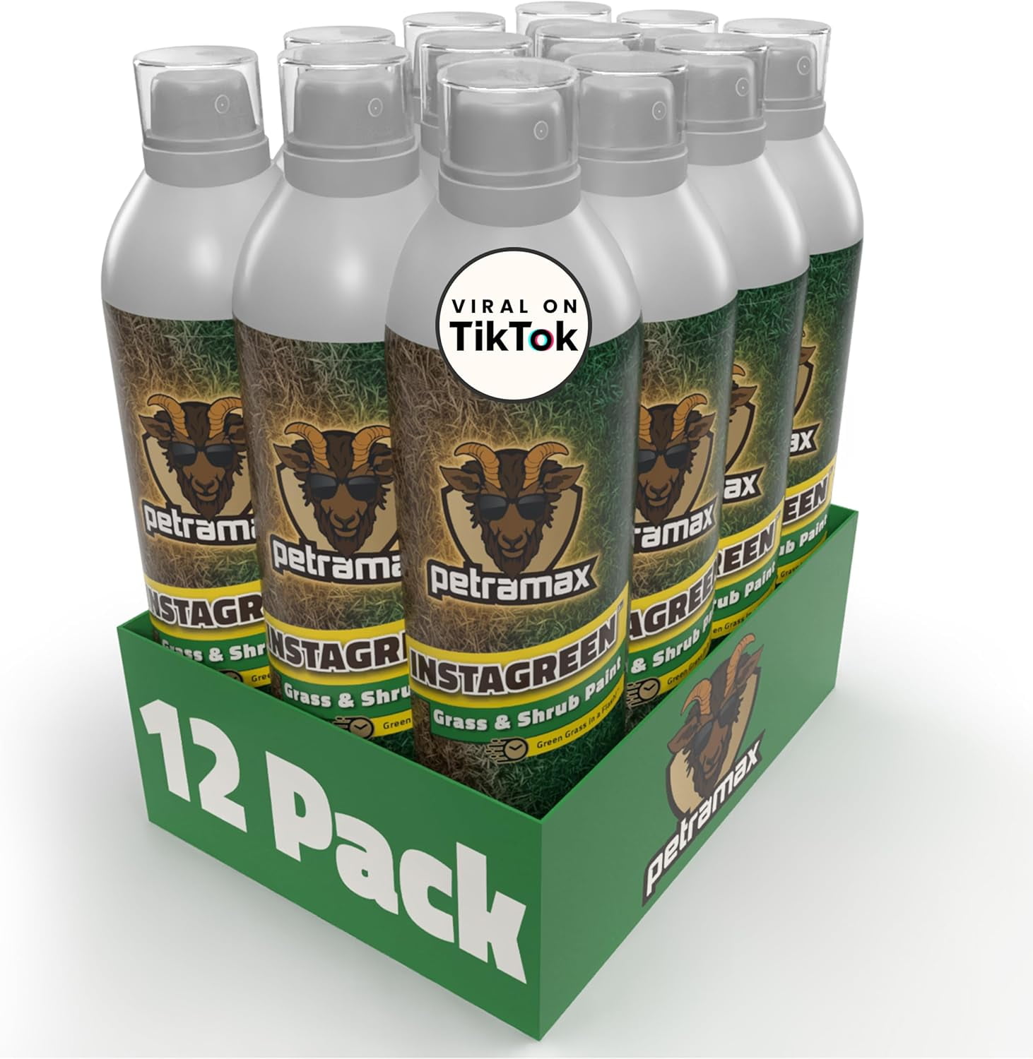 PetraMax InstaGreen Green Grass Spray for Lawn Paint - 100% Safe for ...