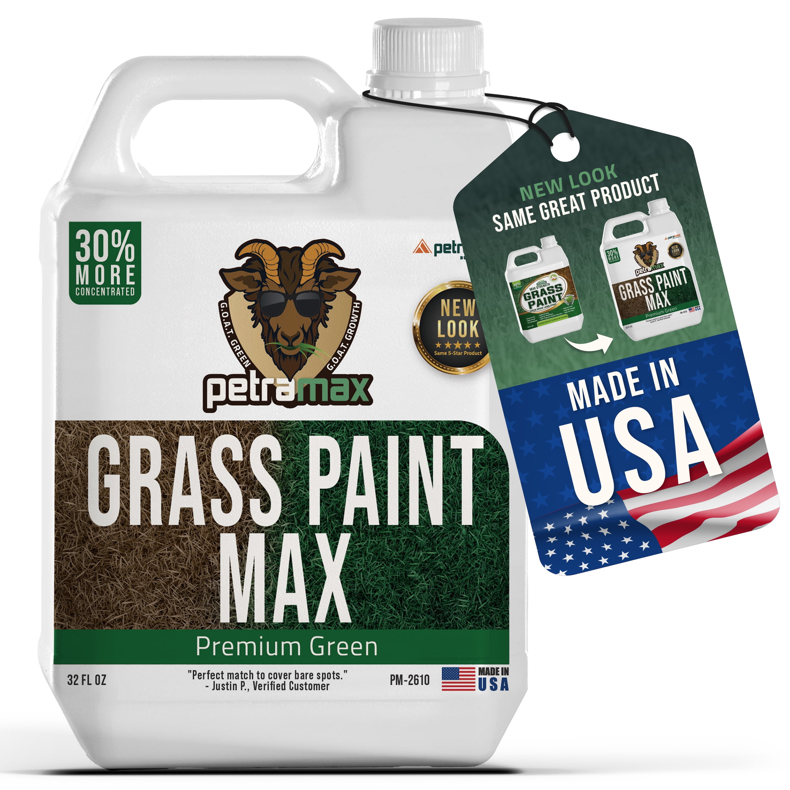 PetraTools Lawn Spray, Max Strength Grass Paint 32oz: Renew Yard Turf ...