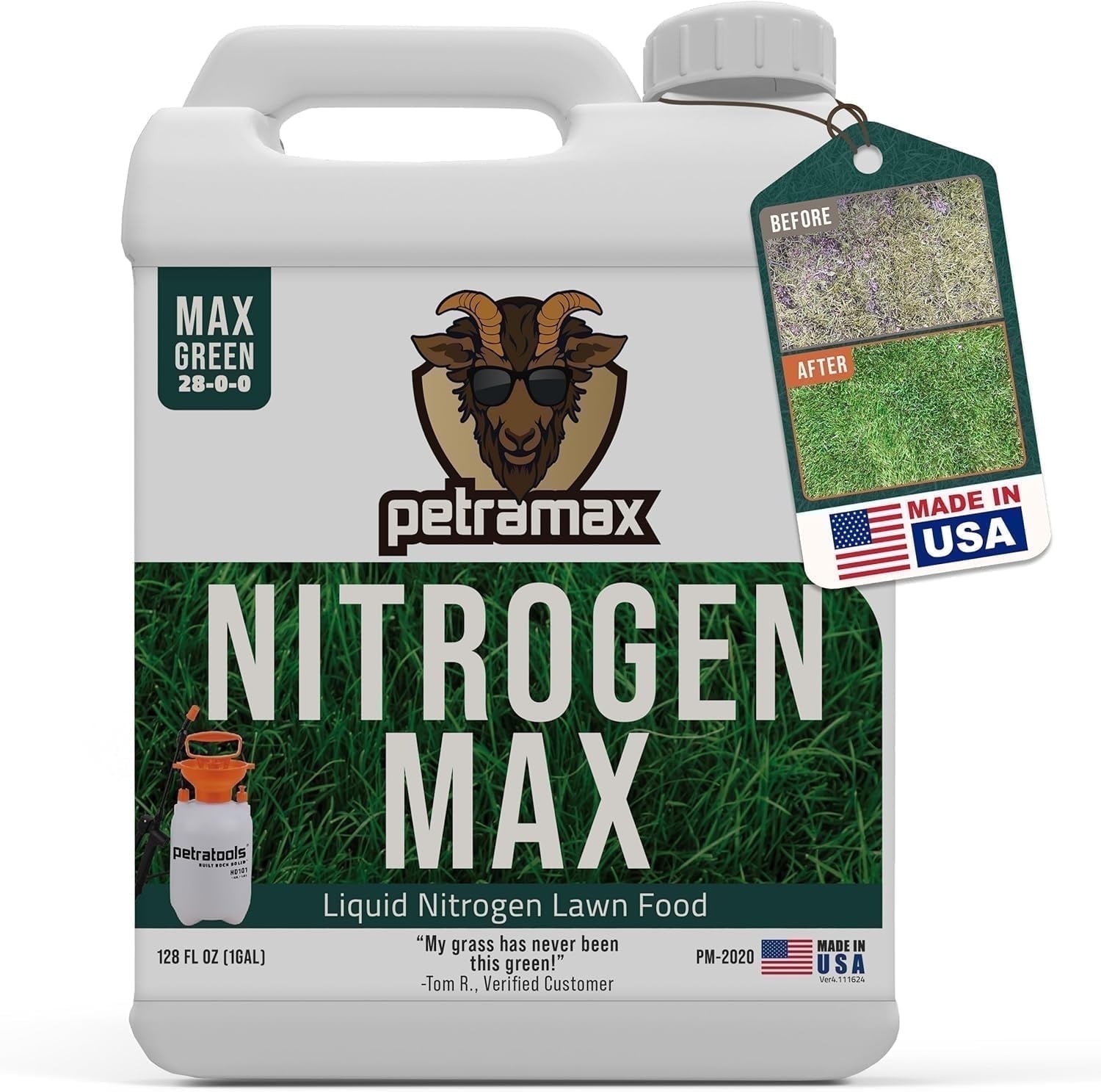 Petramax Liquid Nitrogen Grass Fertilizer, Liquid Plant Fertilizer ...