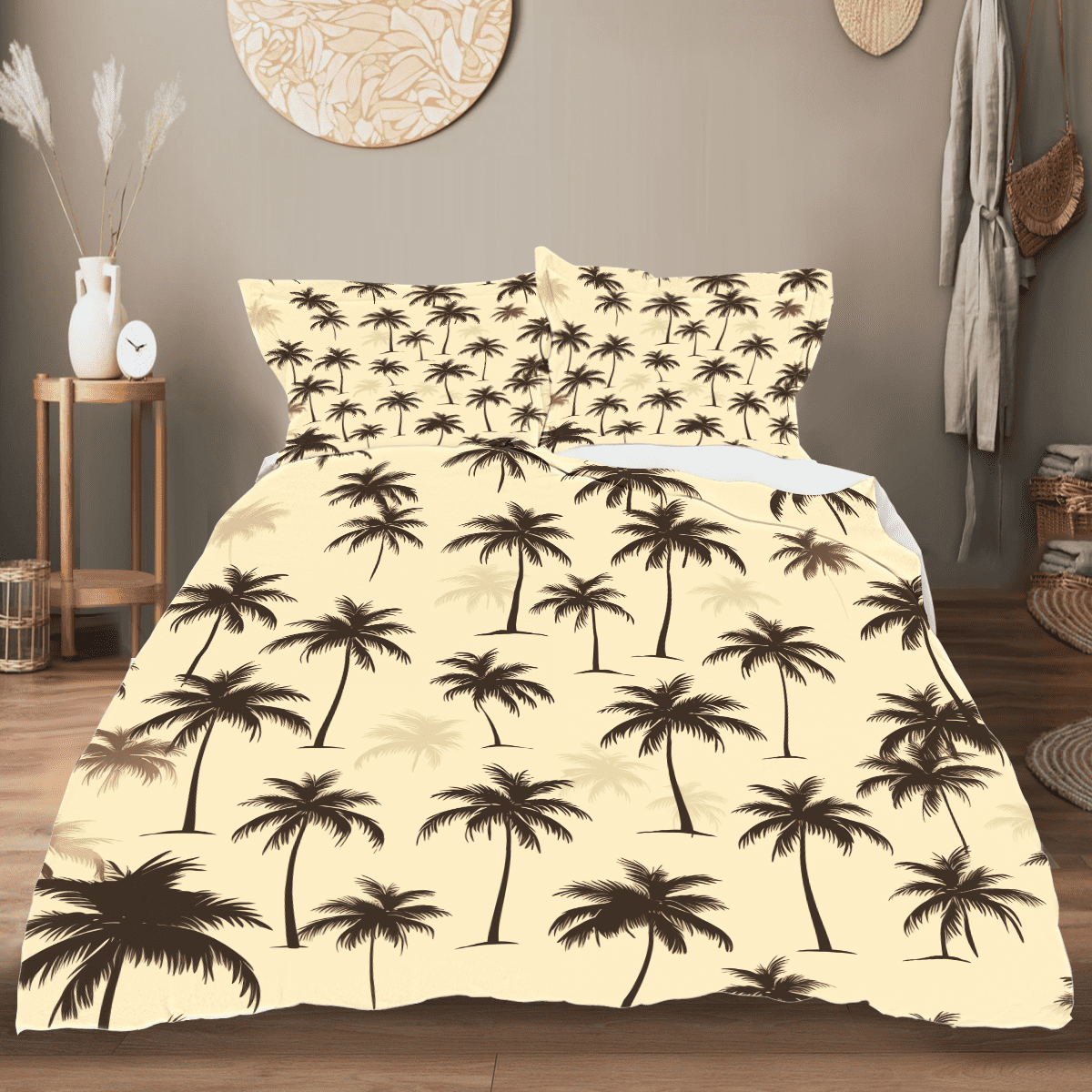 Petrella Palm Tree Duvet Cover Queen Size 3D Printed Duvet Cover Set ...