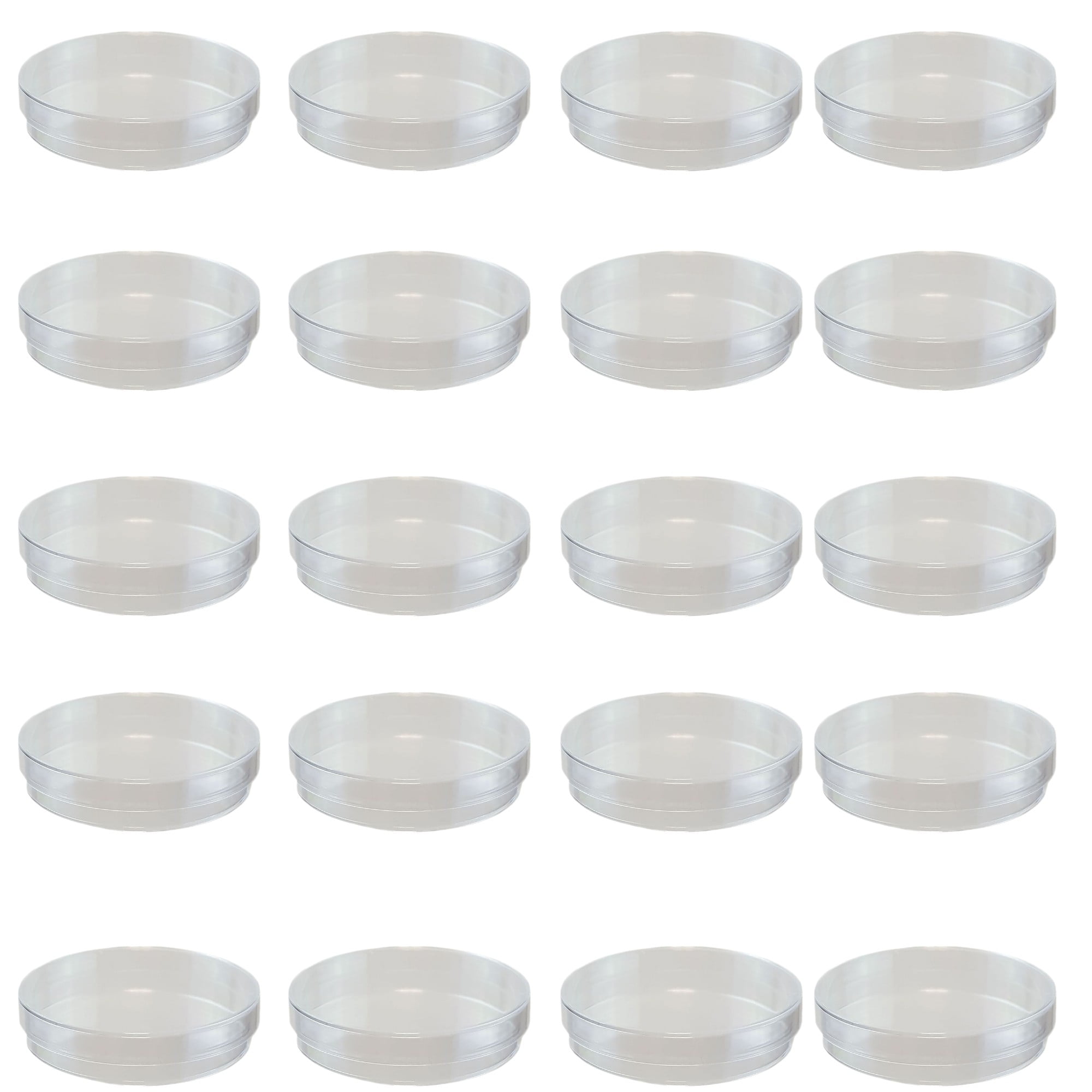 Petri Dish, Polystyrene, 50mm diameter x 15mm height. Pack 20 ...