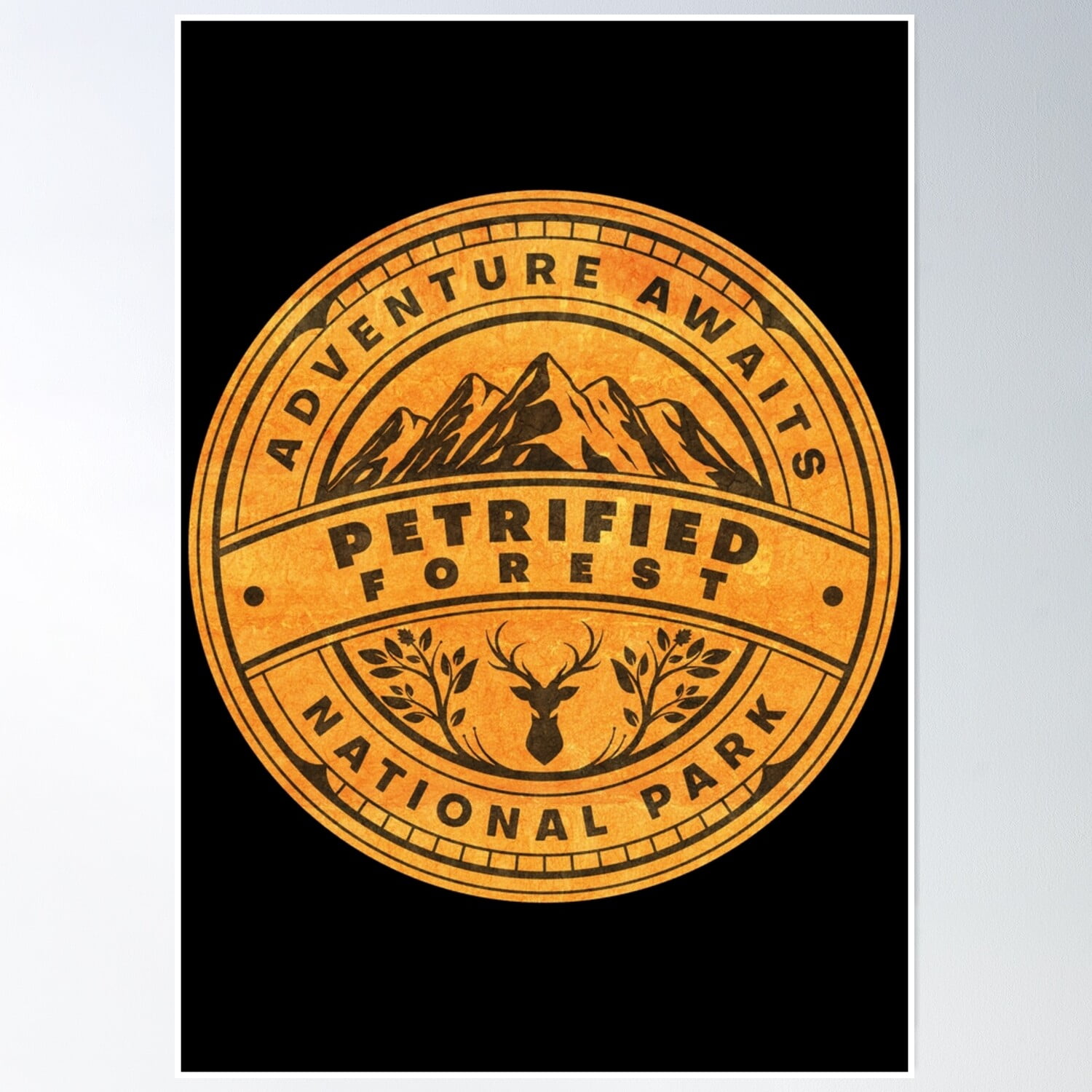 Petrified Forest National Park Adventure Awaits Poster Wall Art, Modern ...