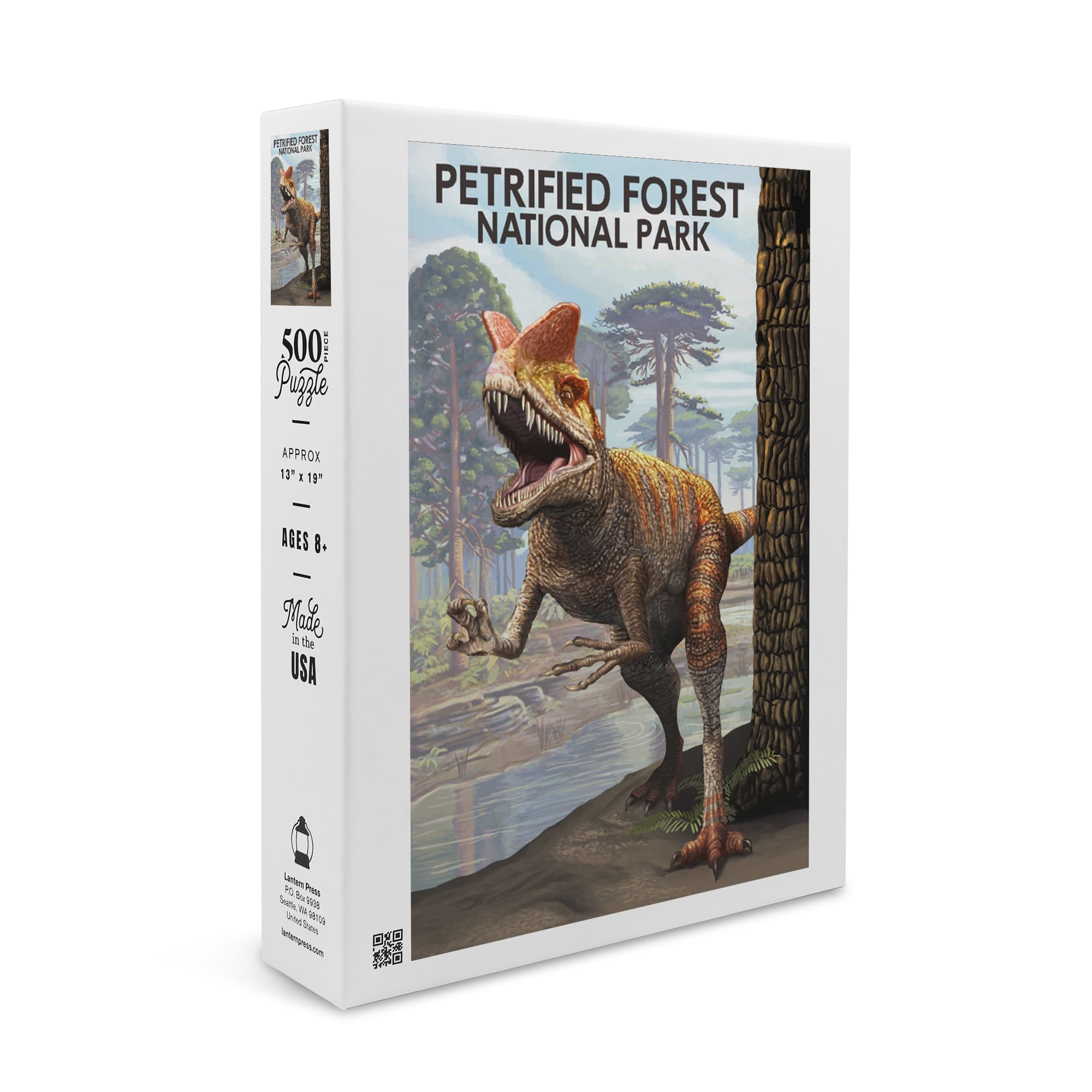 Petrified Forest National Park, Arizona, Rainbow Forest Triassic Scene ...