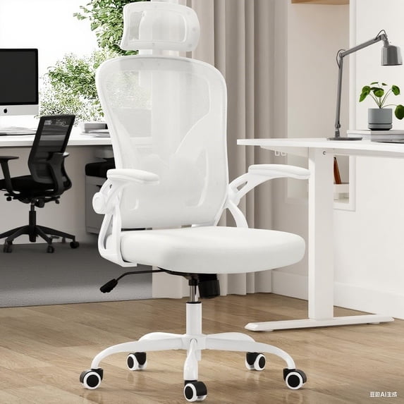Petrimins Ergonomic Office Chair with 3D Adjustable Lumbar Support ...