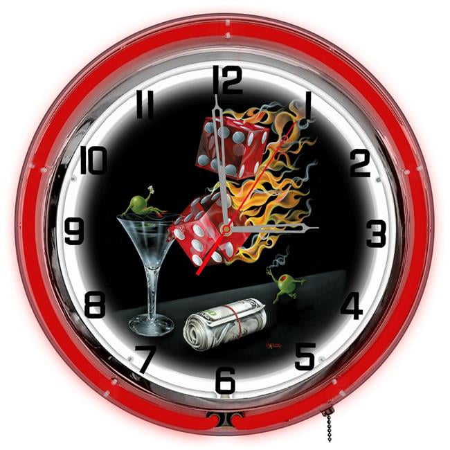 Petro Enterprises GODNC18-01 Shootin The Wad 18 ft. Neon Clock ...