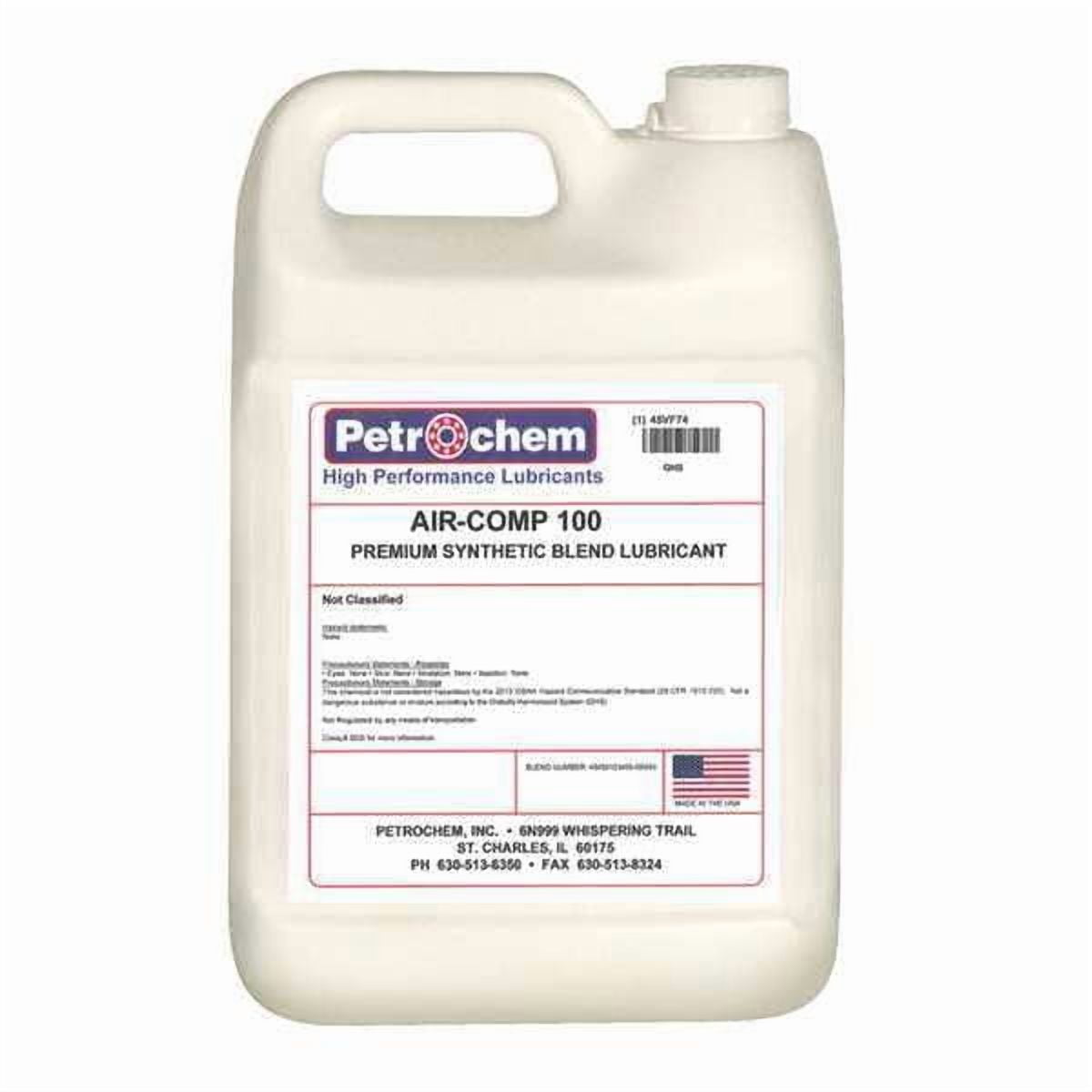 Petrochem Compressor Oil, 1 gal, Jug, 30 SAE Grade AIR-COMP 100-001 ...