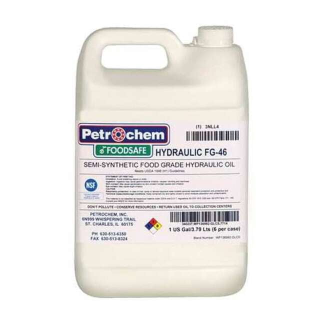 Food Grade SemiSyn Hydraulic Oil, ISO 46 FOODSAFE HYDRAULIC FG-46-001 ...