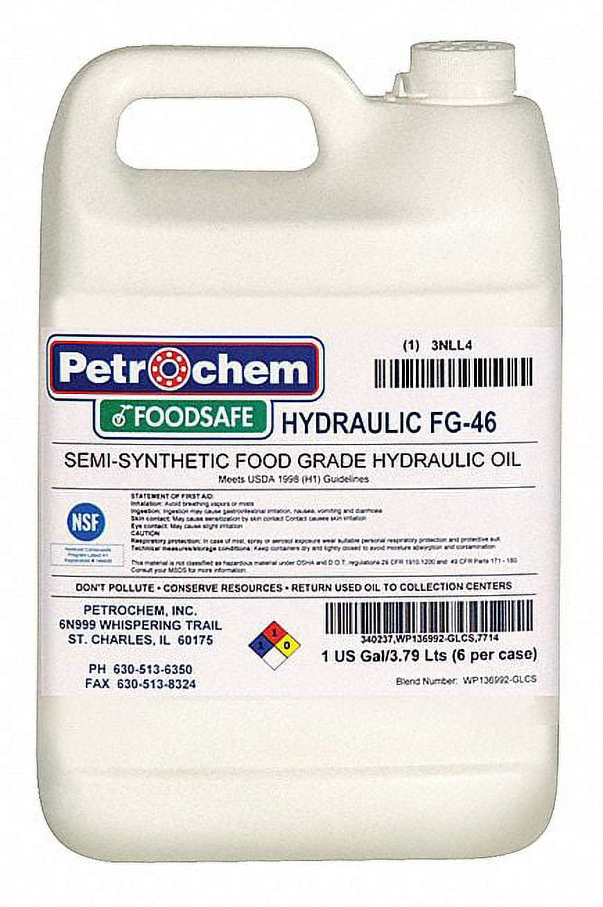 Petrochem Food Grade SemiSyn Hydraulic Oil ISO 46 FOODSAFE HYDRAULIC FG ...