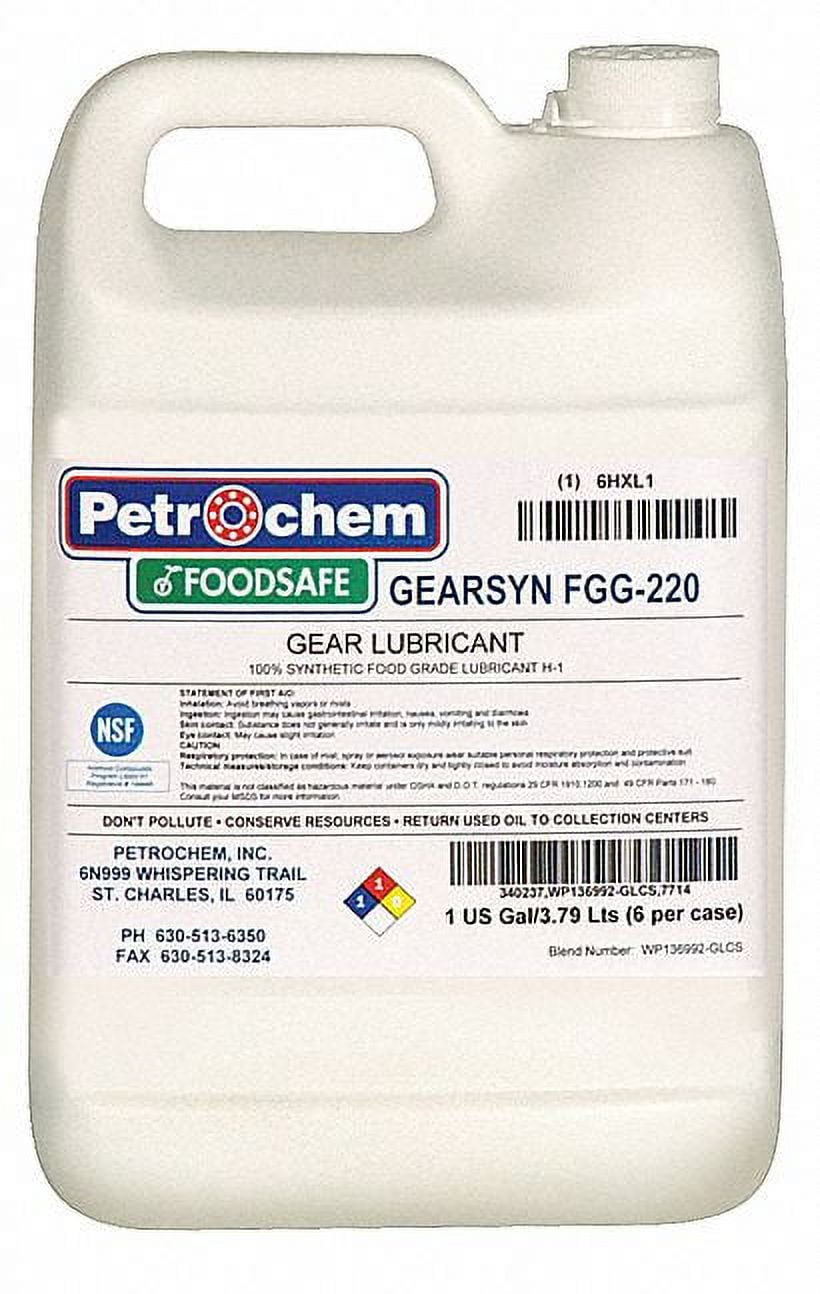 Petrochem Gear Oil,GEARSYN,Synthetic,Jug ,1 gal GEARSYN FGG-220-001 ...