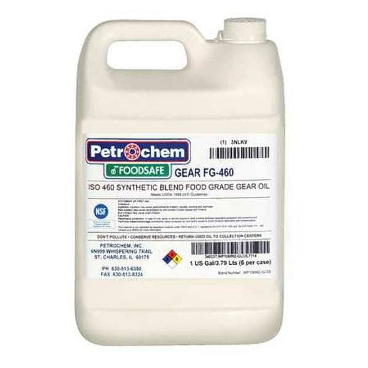 Petrochem Gear Oil,GEAR ,Drum ,1 gal FOODSAFE GEAR FG-460-001 - Walmart.com
