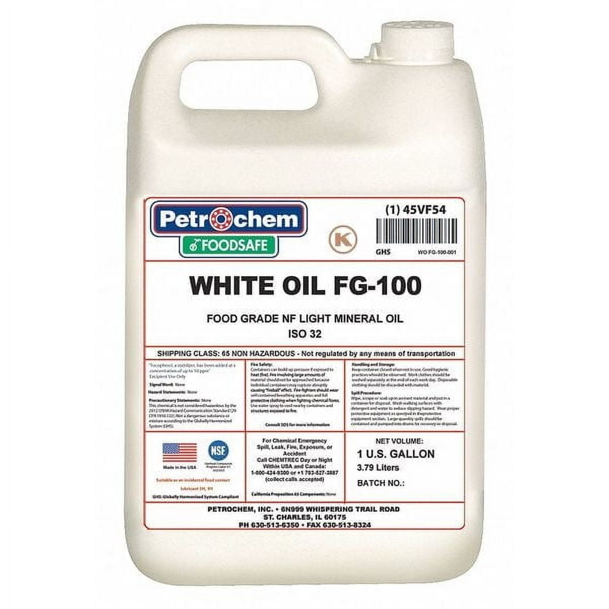 Petrochem Mineral Hydraulic Oil,Food Grade,1 gal. WO FG-100-001 ...