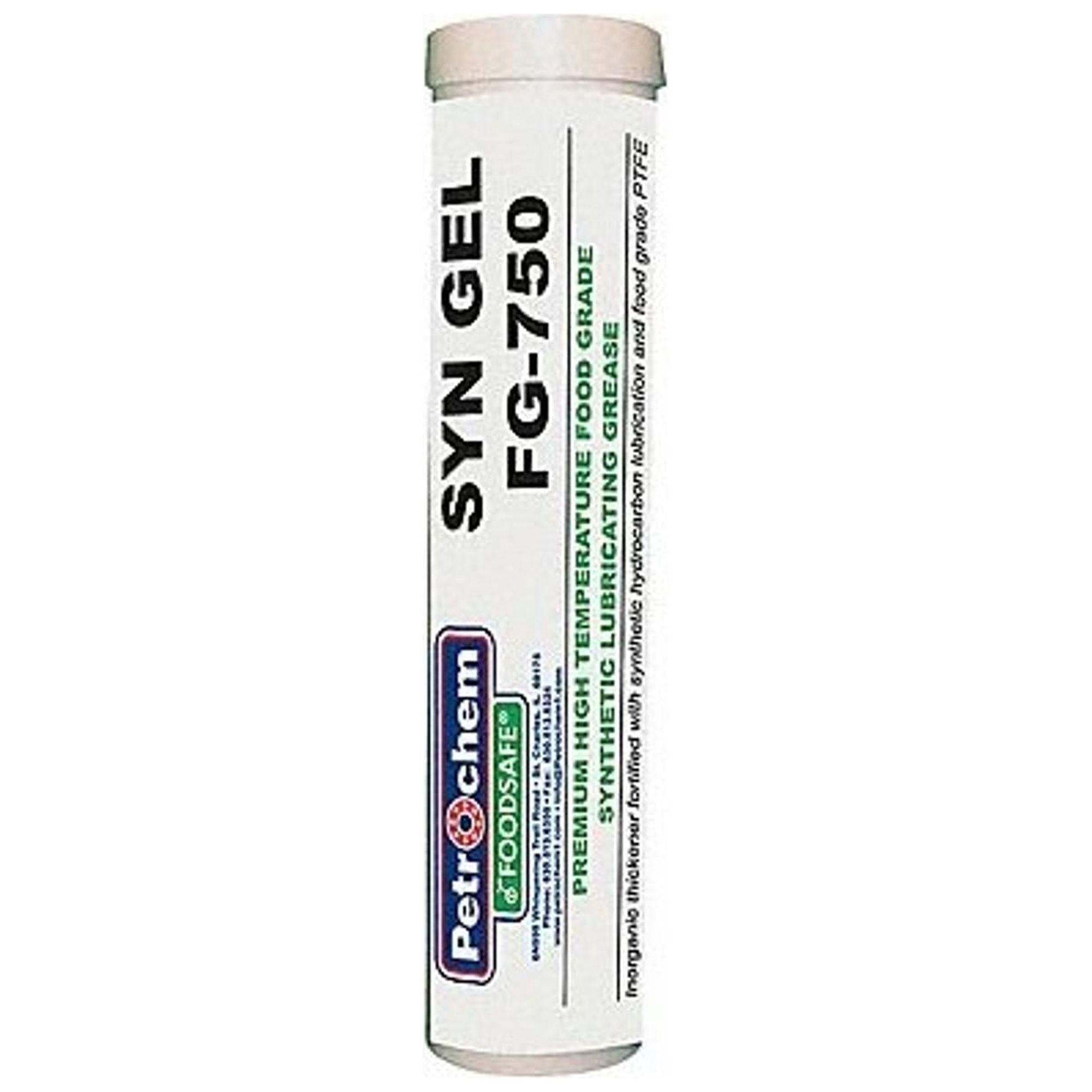Petrochem Food Grade Synthetic High Temp Grease, 14 Oz. FOODSAFE SYNGEL ...