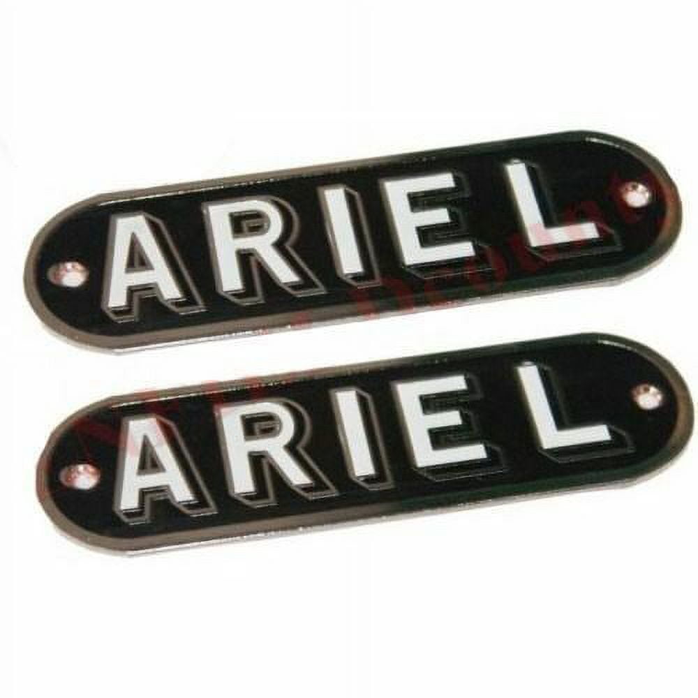 Petrol Gas Fuel Tank Badge Emblem Motif Set Ariel Motorcycles Repro ...