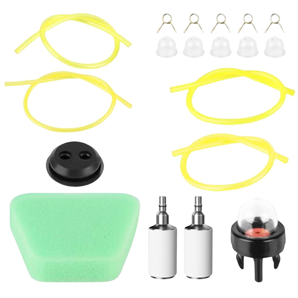 Petrol Hose Kit, 4 Pieces Fuel Hose, 6 Pcs for Primer Bulb And Oil Pipe ...