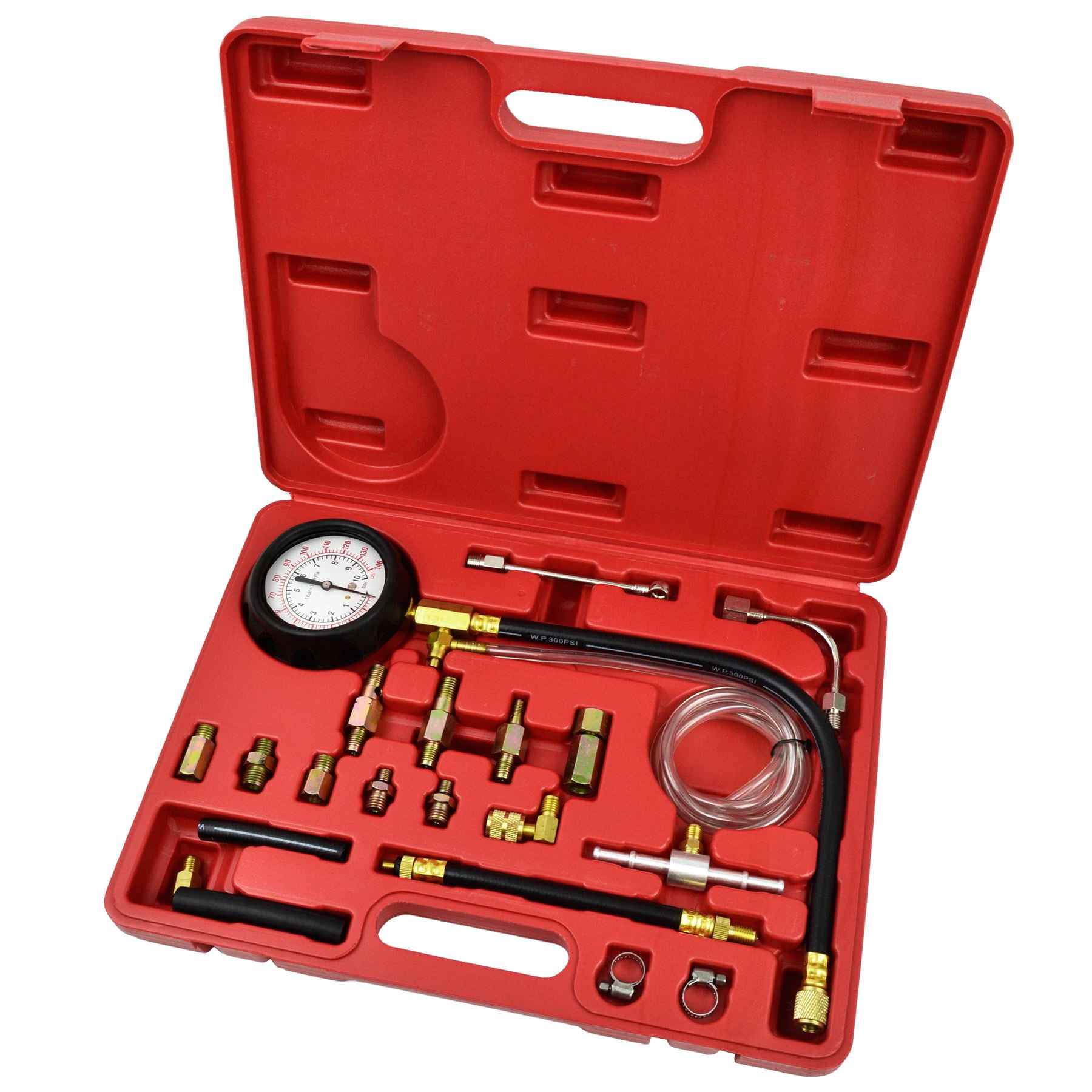 Petrol and diesel fuel pump pressure tester / meter 0 - 145 PSI AT241 ...
