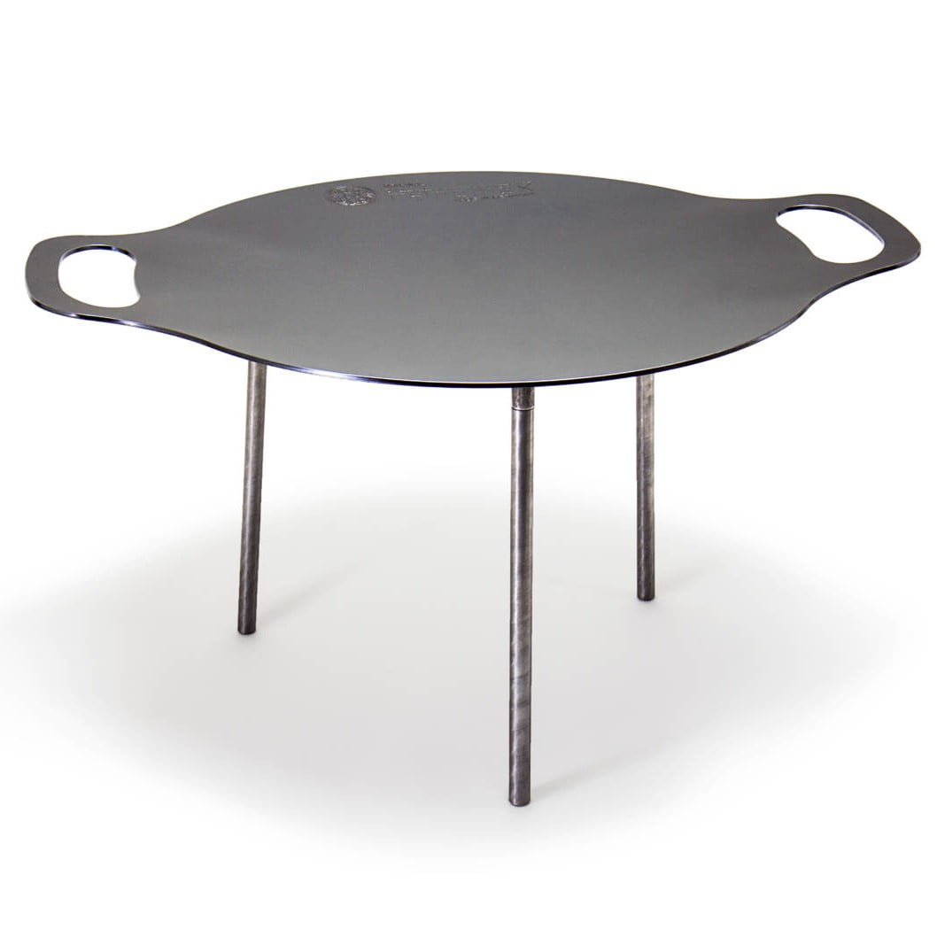 Petromax Campfire Griddle and Fire Bowl, Steel with 3 Removable Legs ...