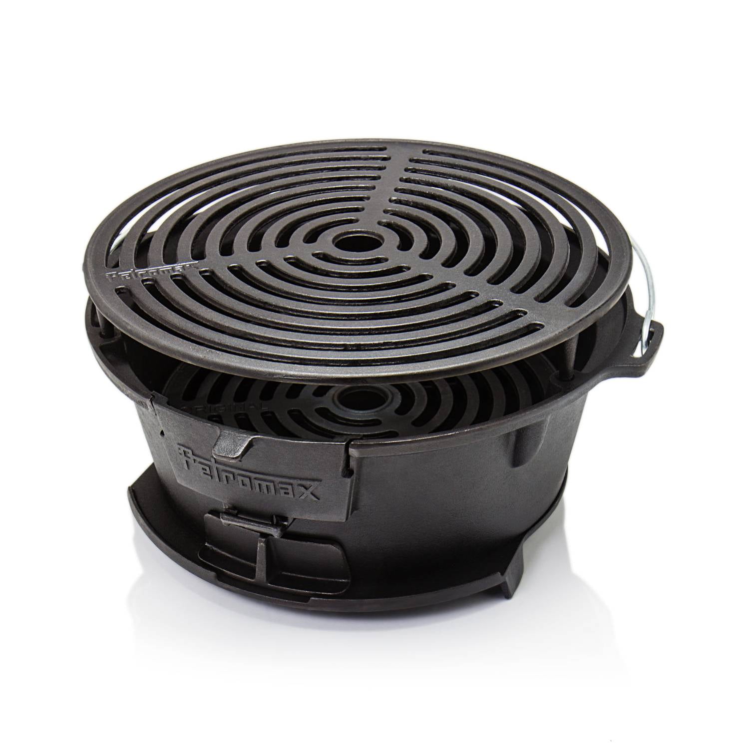 Petromax Cast Iron Fire Grill and Dutch Oven Cooker with Handle for ...