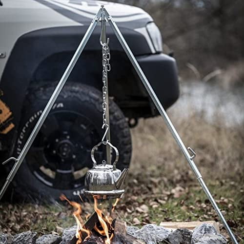 Petromax Outdoor Cooking Tripod with Variable Length Chain for Hanging ...