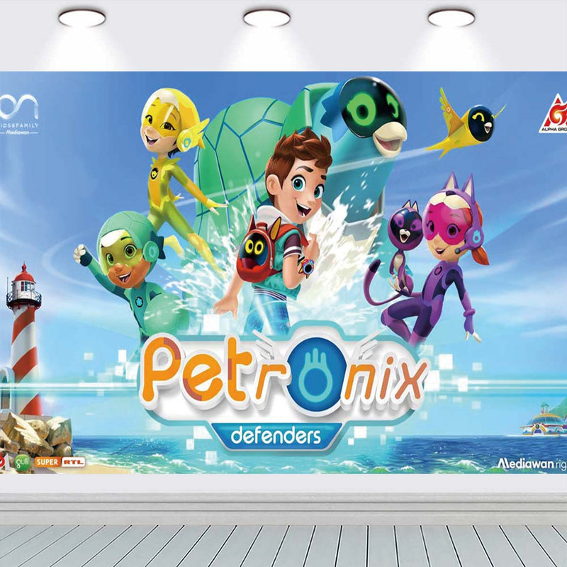 Petronix Defenders Party Supplies Background Backdrop Taspestry Banner ...