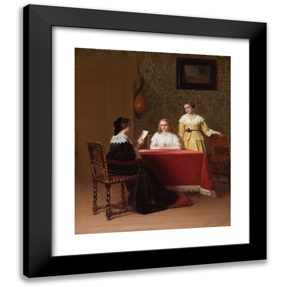 Petrus Renier Hubertus Knarren 15x18 Black Modern Framed Museum Art ...
