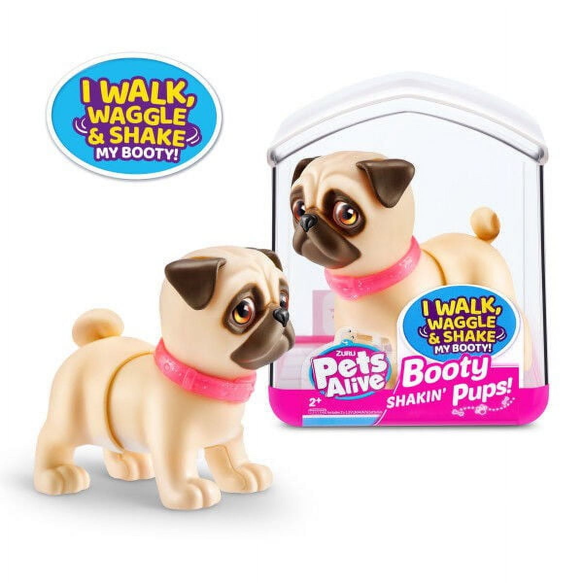Pets Alive Booty Shakin' Pups Pug Figure - Walmart.com