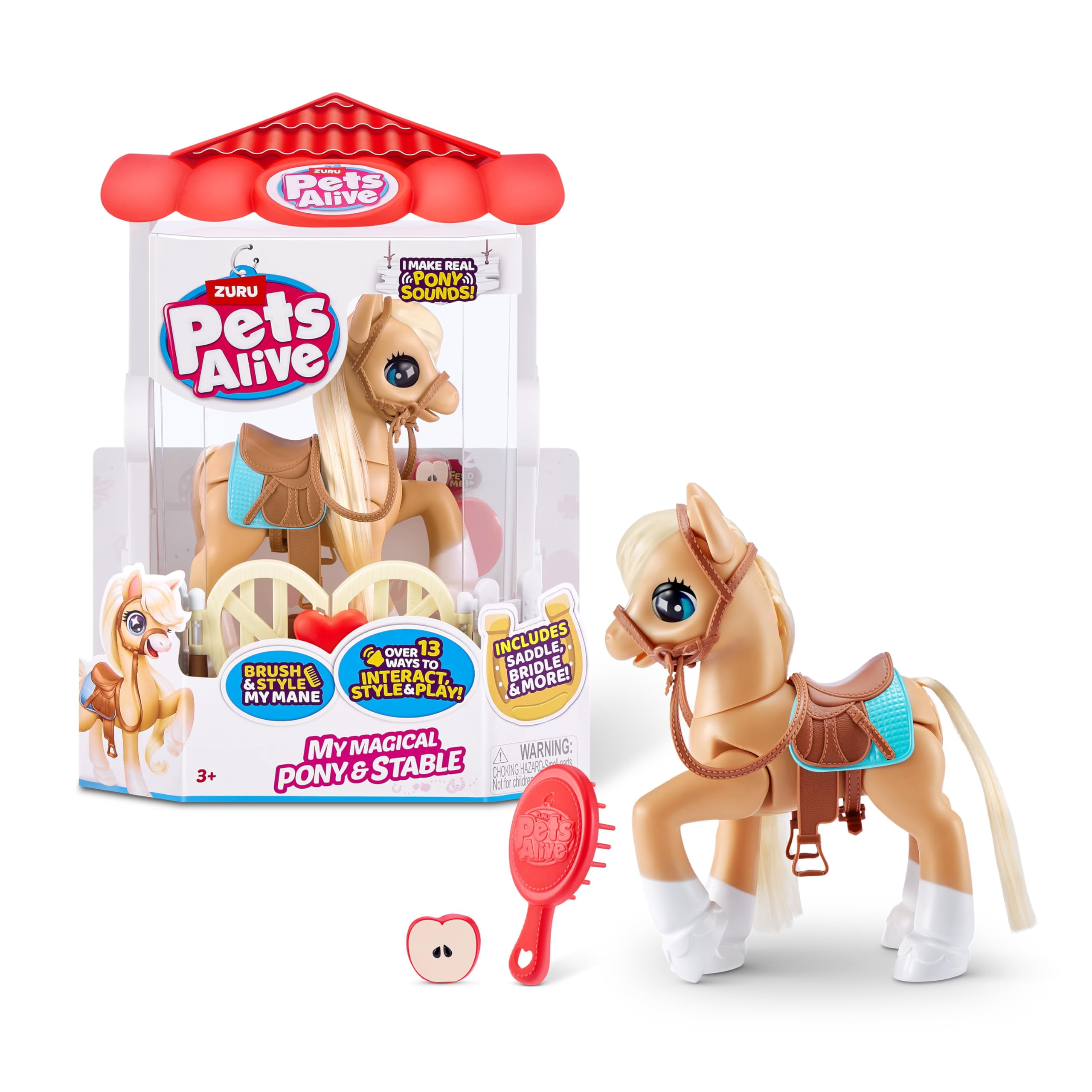 Pets Alive My Magical Pony and Stable Battery Powered Interactive ...