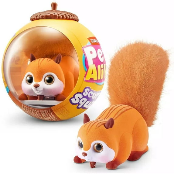 Pets Alive Scurry'n Squirrel Mystery Figure Pack (Orange) - Walmart.com