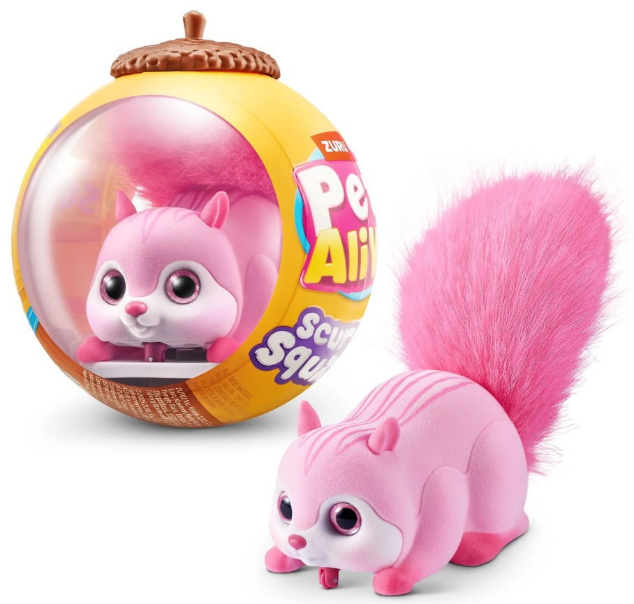 Pets Alive Scurry'n Squirrel Mystery Figure Pack [Pink] - Walmart.com