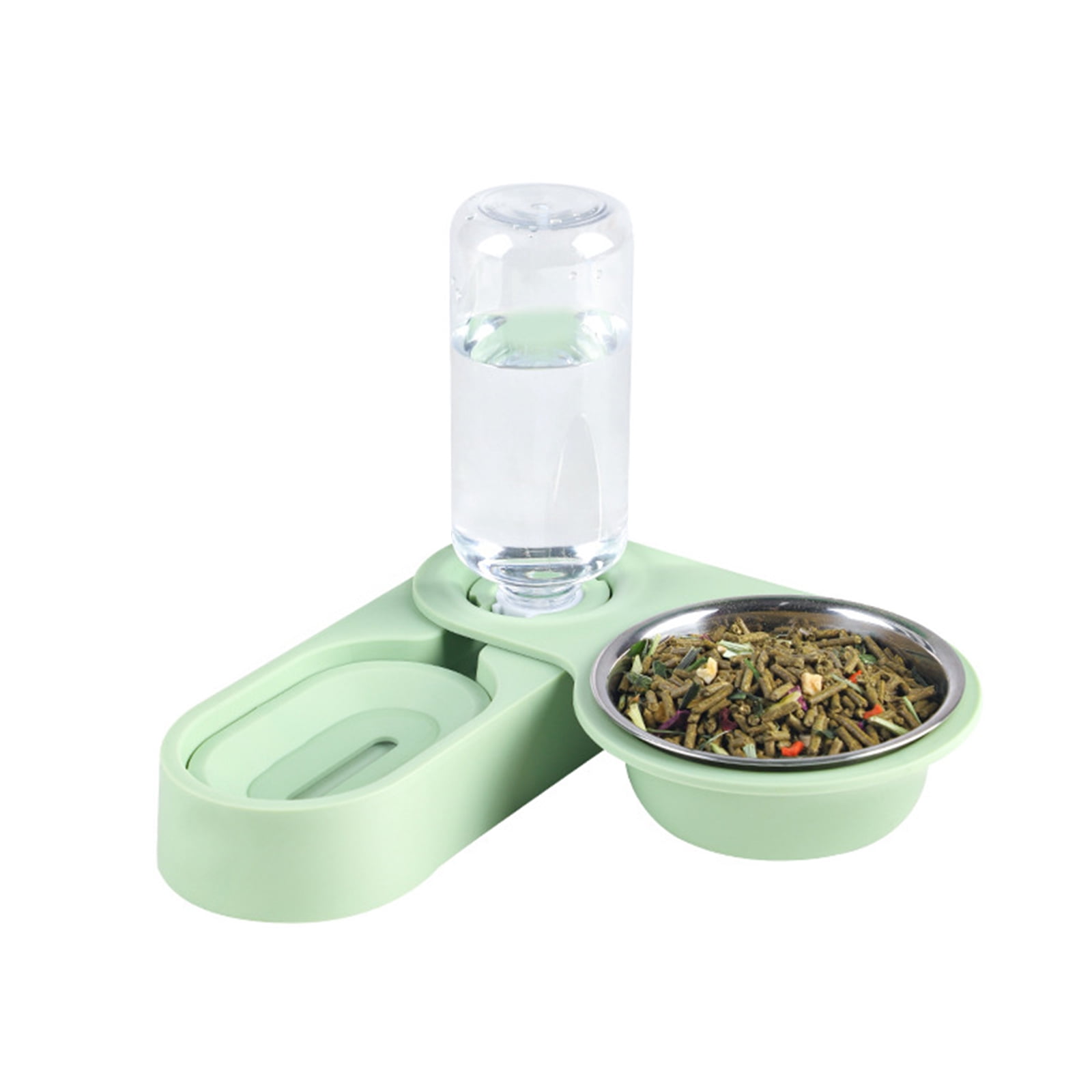 Automatic Feeders Bowl Water Dispenser 550ml Water Bottle for Small ...