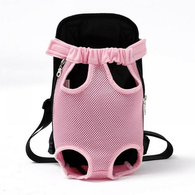 Pets Carrier Dog Front Chest Backpack Five Holes Backpack Dog Outdoor ...