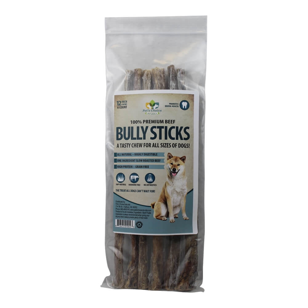 Pets Choice Pharmaceuticals 031CW12-PZ6 12 In. - Bully Sticks For Dogs ...