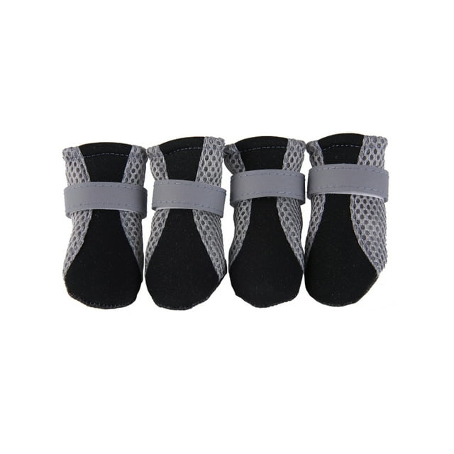 Pets Dogs 4Pcs Anti Slip Breathable Puppy Footwear Protective Booties ...