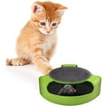 Pets First CAT Scratcher Spinning Mouse Toy for Cats - Interactive Cat ...