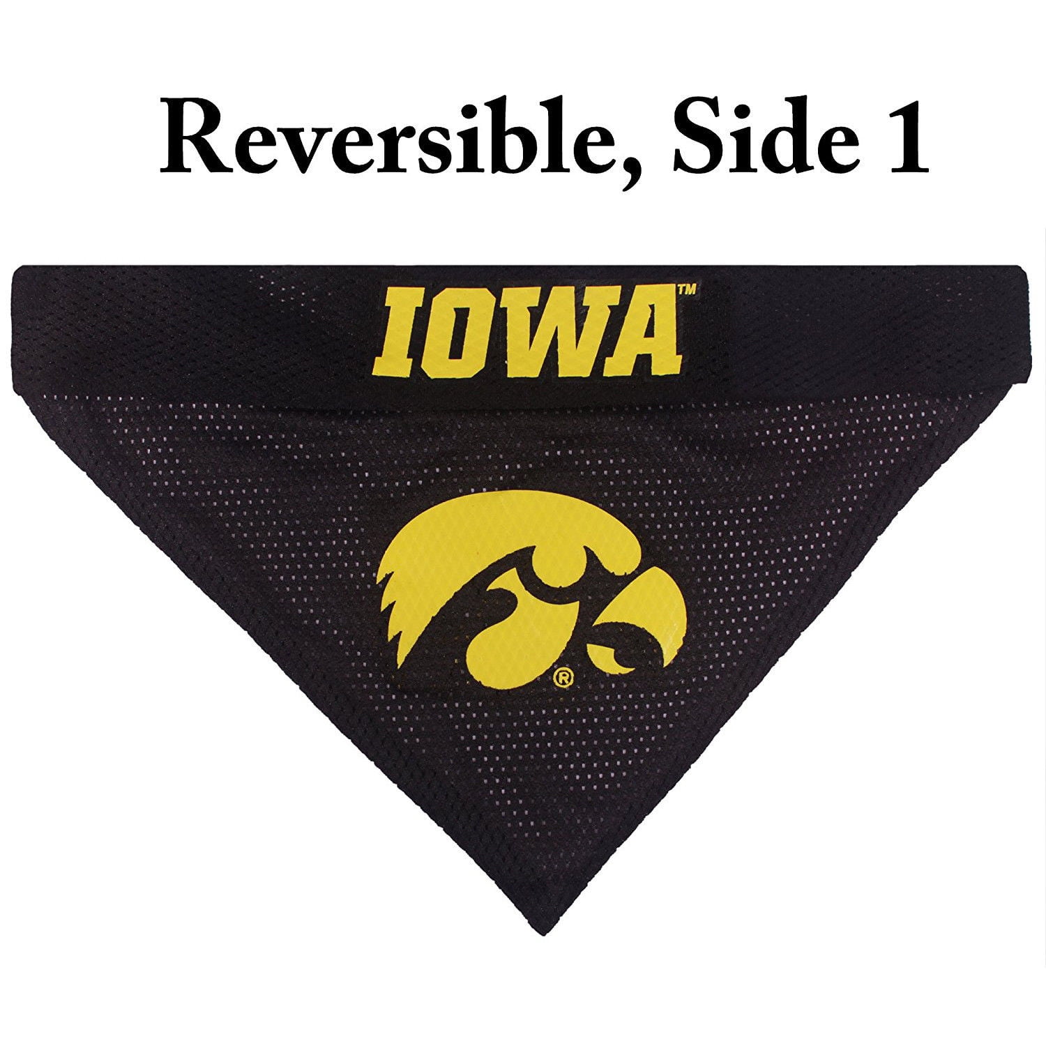 Pets First Collegiate Iowa Reversible Bandana -Home & Away Mesh ...